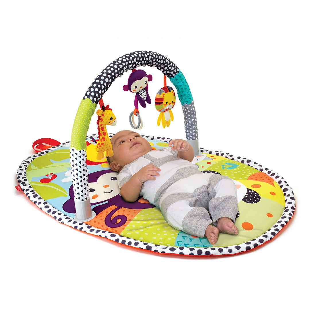 Infantino Explore & Store Activity Gym - Neutral Baby Play Mat – Little ...